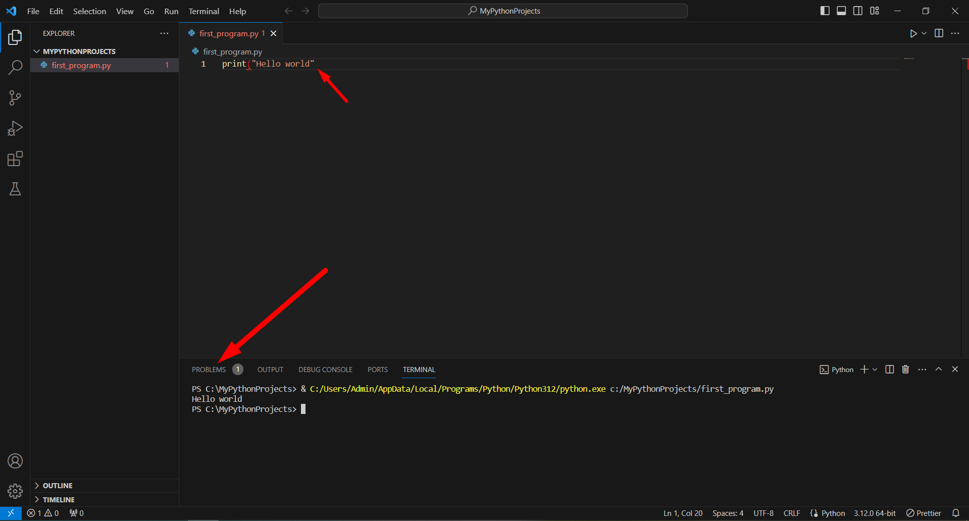 Среда разработки VS Code