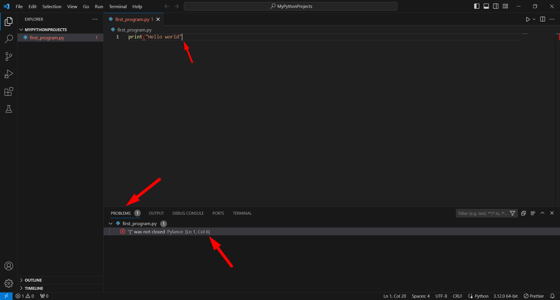 Среда разработки VS Code